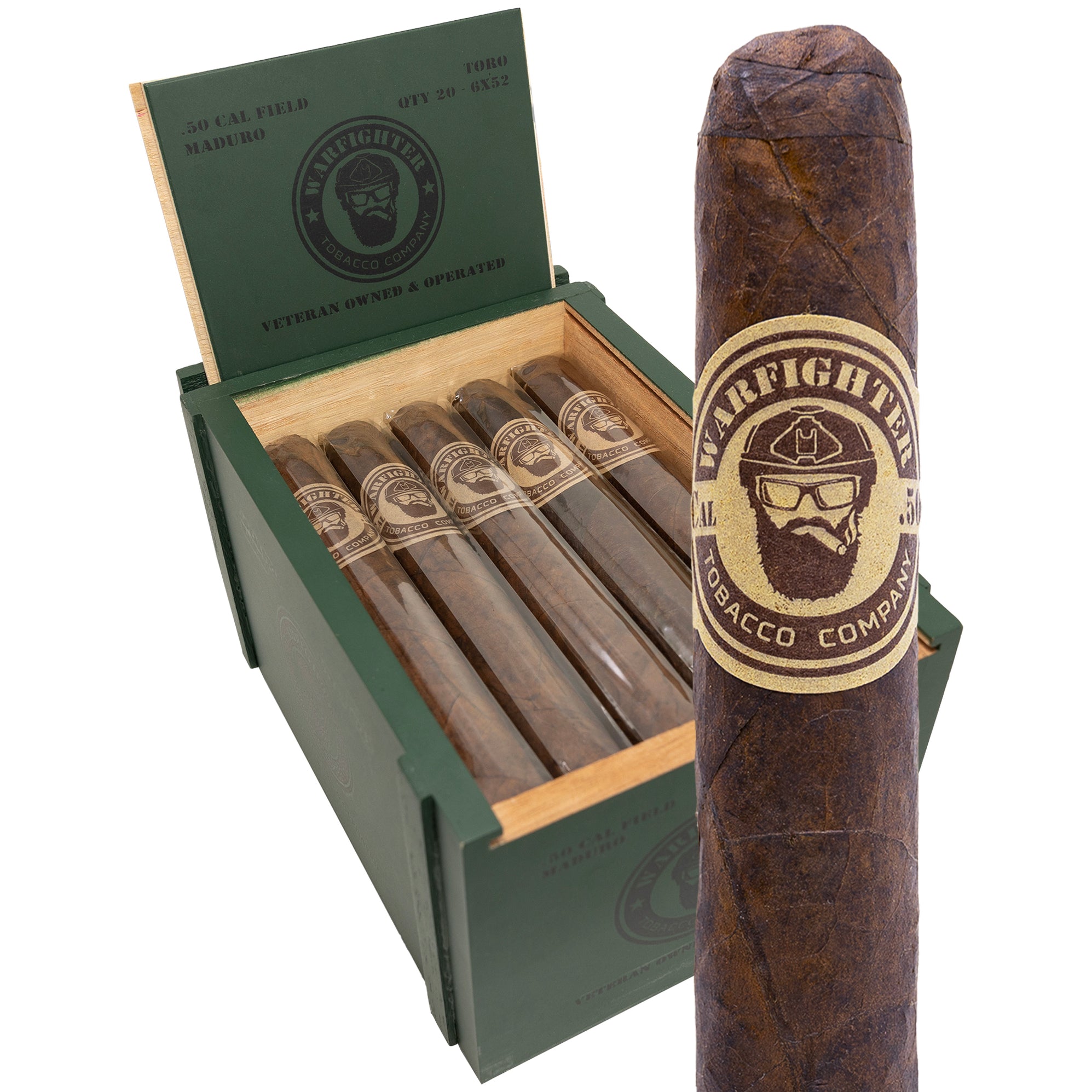 .50 Cal Field Maduro Cigar — Warfighter Tobacco