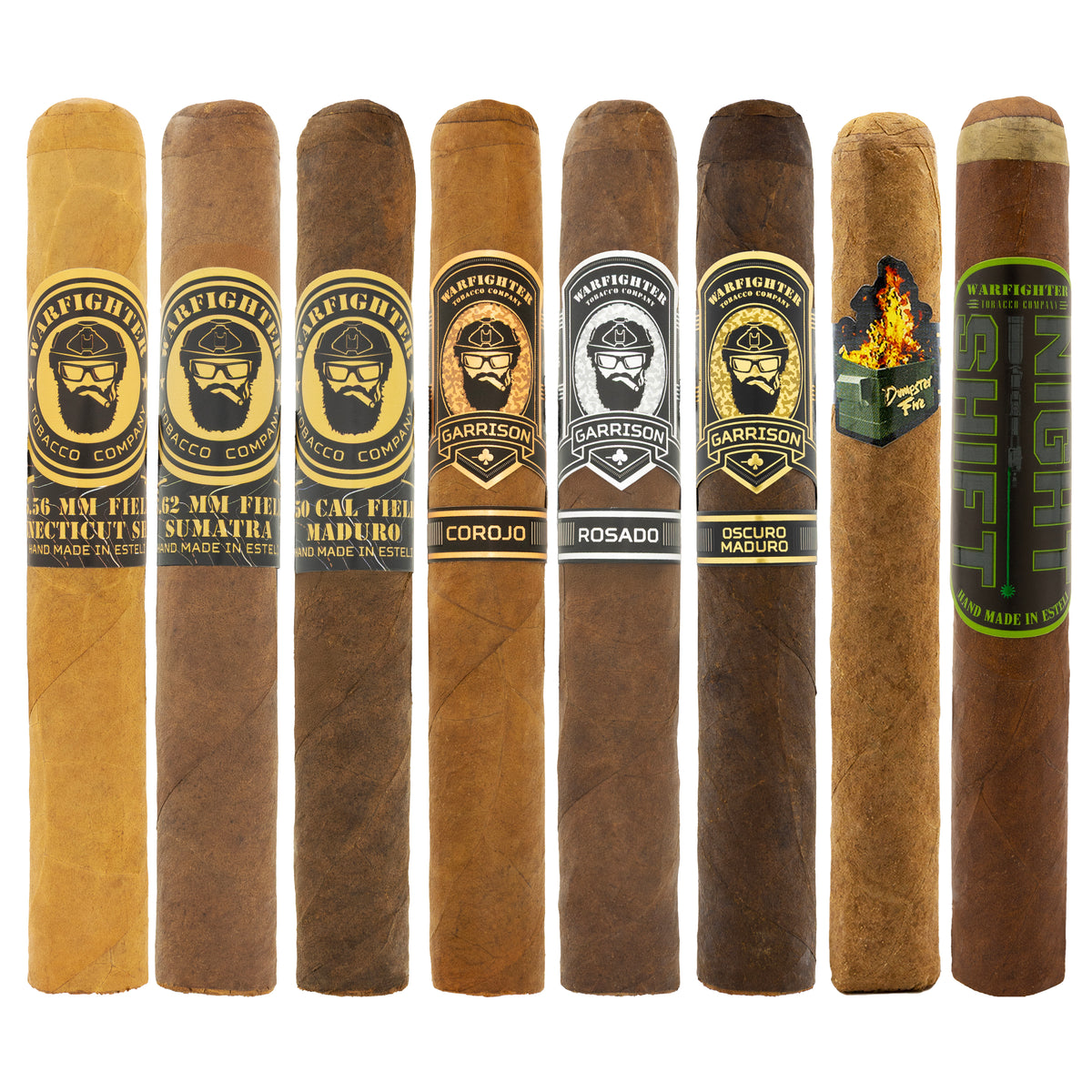 8 Pack Toro Sampler — Warfighter Tobacco